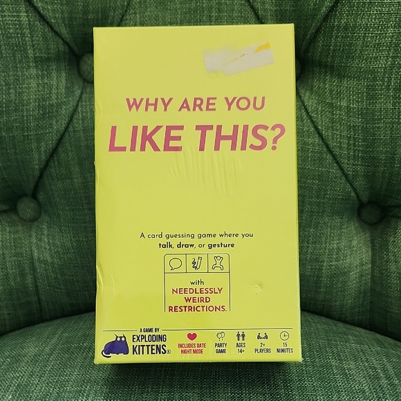 Games | Why Are You Like This Exploding Kittens Card Game Yellow And Pink | Poshmark